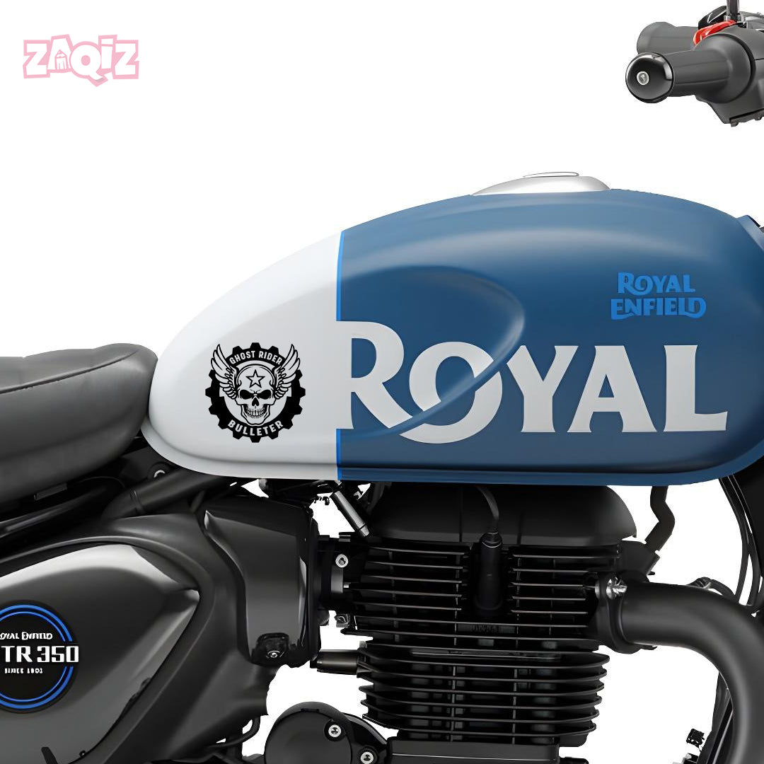 Durable Royal Enfield Bullet Bike Sticker – ZAQiZ